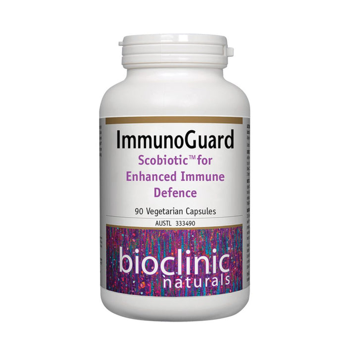 Immunoguard Scobiotic 90 Capsules - Bioclinic Naturals – Aroha Health ...