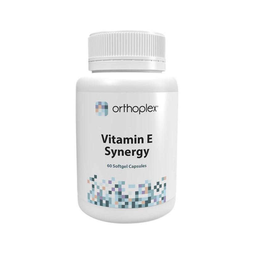 Vitamin E Synergy 60 Capsules – Orthoplex – Aroha Health by Jo Spies